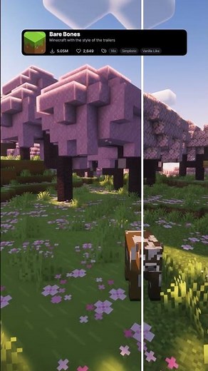 Bare Bones: Best Trailer Vibe Minecraft Texture Pack #minecraft #texturepack #txt #resourcespack #mc