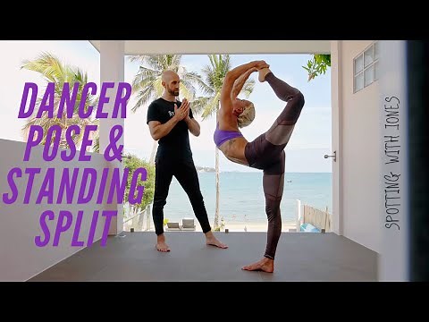 Contortion Series: Dancer Pose and Standing Split in 6 steps! - Spotting with Jones