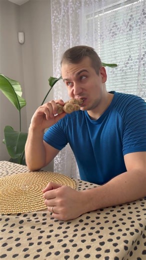 Eating RAW ginger root.