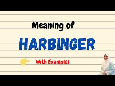 Daily vocabulary | Harbinger Meaning | Vocabgram