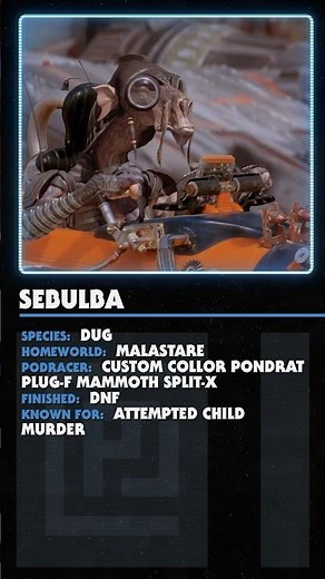 Sebulba - Star Wars Podracer Lore in Under a Minute
