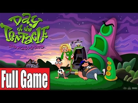 Day of the Tentacle Remastered Full Game Walkthrough - No Commentary (#DayoftheTentacle Full) 2016