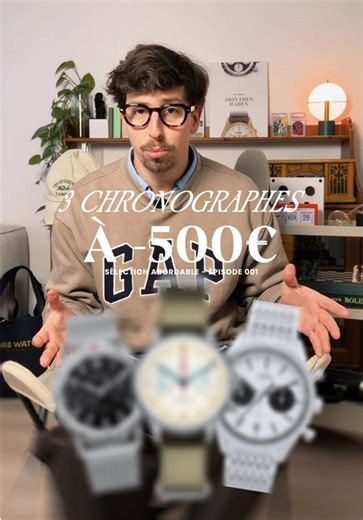 ⏱️ S'il y a bien un type de montre que je porte énormément et qui me passionne, c'est le chronographe. En vintage, il y a vraiment des modeles iconiques avec des histoires de fou, mais tu vas voir qu’en neuf, il y a aussi moyen de se taire plaisir avec un petit budget 👌🏻