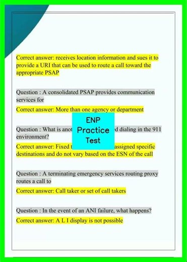 ENP Practice Test video