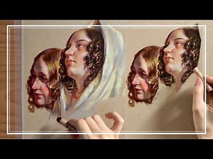 Step.1 / Trying out Strathmore “Toned Tan”Paper for Oil Pastel