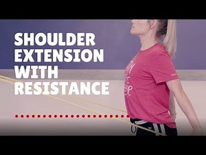Shoulder Extension With Resistance Band