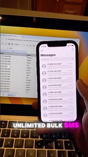 Send Unlimited Bulk SMS from Excel to Your Phone