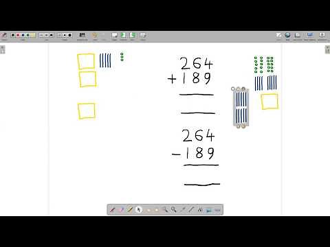 MATH 1901 V3b: Adding and Subtracting Base Ten Numbers Using Mats, Strips, and Units