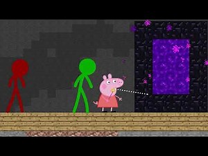 Animation vs. Minecraft - Roller Coaster Stickman Shorts