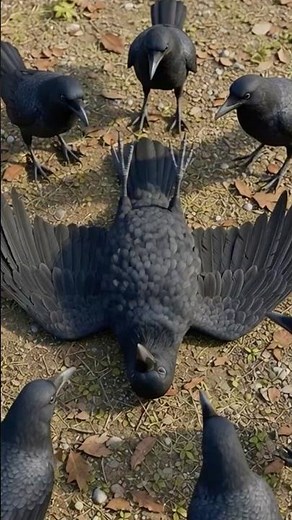 Why Does a Flock of Crows Cry?🐦‍⬛Crow Funerals