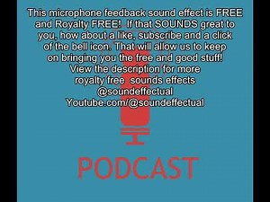 Microphone feedback Sound effect | No Copyright | Free | Royalty Free | Sound Effectual