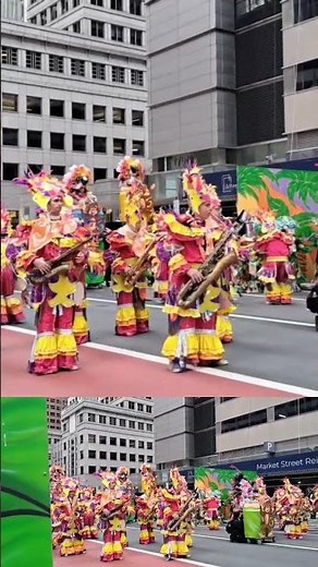 Durning String Band warming up - 2025 Mummers parade #parade