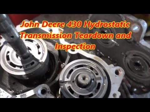 John Deere 300 or 400 series Hydrostatic Transmission Teardown and Inspection what Common Problems