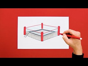 How to draw a boxing ring