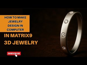 How to make Jewelry Design in Computer #cad #trending #viralvideo #design #diamondring #3djewelry