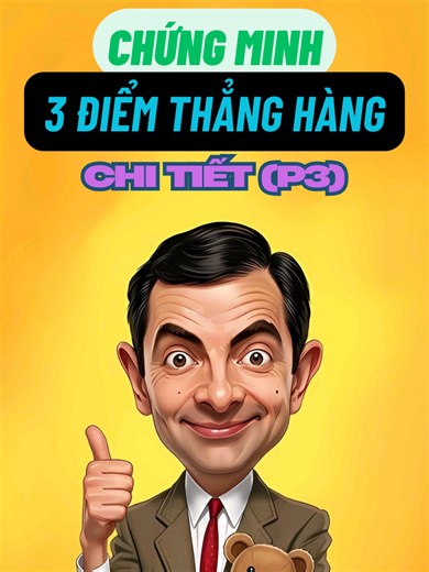 Mô hình chứng minh 3 điểm thẳng hàng ✔️ Dễ nhớ – dễ áp dụng ✔️ Dùng được cho rất nhiều bài hình học #hoctoancungtiktok #hinhhoc #chungminhhinhhoc #meohoctoan #toantrunghoc #toanhay #giaovien #ilovetiktok