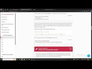 Python Programming MOOC 2023 walkthrough Information from the user