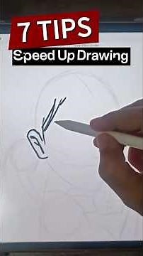 How to Draw Fast (Quick Tips!) #drawing #beginnerarttips #sketchingtips #arttips