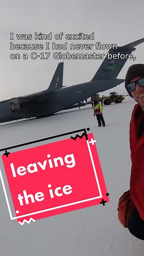 Flight from McMurdo Station to the Airfield in Antarctica