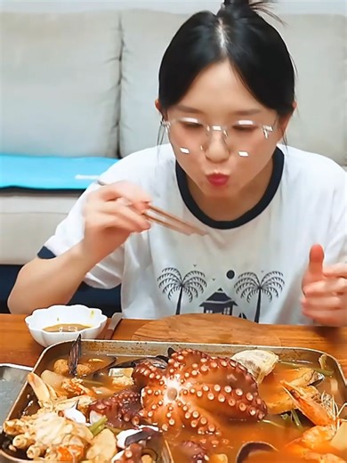 Korean Seafood Stew Recipe with Octopus and Noodles