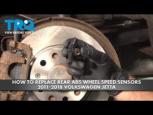 How to Replace Rear ABS Wheel Speed Sensors 2011-2018 Volkswagen Jetta