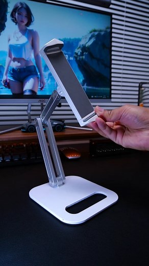 Trendy Tech Review on Instagram: "Tablet computer stand with good texture and quality, children can learn online classes with peace of mind, and put it on the desktop firmly #ipadstand #reels"
