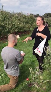 IS HE OKAY? CRAZIEST MARRIAGE PROPOSAL RESPONSE EVER! 🍎💍 via Miranda Mccallion | Olive Music Blog