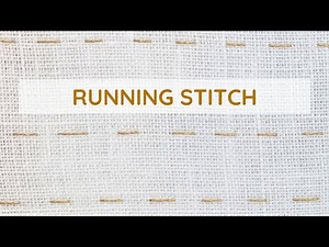 Running Stitch Hand Embroidery Video Tutorial