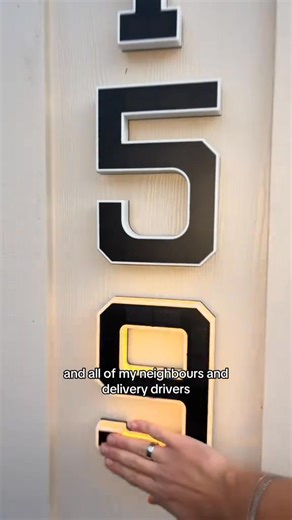 🌙✨ Always Easy to Spot! Bright, weatherproof lighted numbers make your home stand out—day or night. Perfect for guests, deliveries & added safety! 🚪📦 🛒 https://t.site/47lWasK | Gotosleeps9