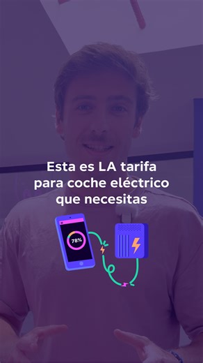 🚗⚡ Solo tienes que enchufar tu coche y decirle a la app de Octopus Energy “lo quiero listo a las 7”. A partir de ahí… nos encargamos de todo 😎: programamos la carga en las horas más baratas y optimizamos para que tu batería esté llena justo a tiempo 🔌✨. 👉 Lo mejor: no cambia nada en tu tarifa de casa, solo se aplica a la carga de tu coche. Resultado: tu coche siempre listo por menos de 3€ al día 💸. Eso es Intelligent Octopus Go 🐙💜: fácil, barato y muy inteligente. Conecta tu cargador o co