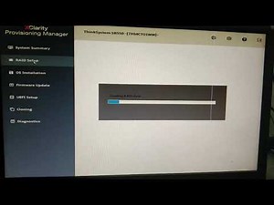How to configure Raid 1 on XClarity Lenovo server