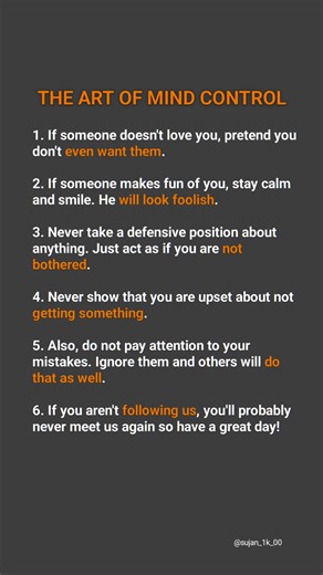 79K views · 529 reactions | THE ART OF MIND CONTROL  1. If someone...