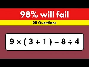 Math Quiz That'll Make You Think Twice (Are You Up for the Challenge?)