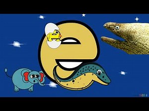 How to write and make a lowercase letter e! Letter Recognition lowercase letter e