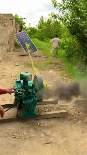 SOLAR SYSTEM DIESEL ENGINE START 😵‍💫 #reels #trending #viral #Amazing #instagram | beenunathoff