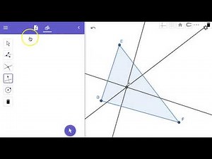 Using the ANGLE BISECTOR Tool: GeoGebra Beginner Exercise 11