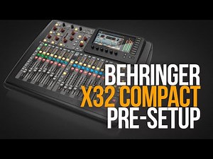 BEHRINGER X32 COMPACT BEGINNER 101 | Pre-Setup Replacing Existing Board