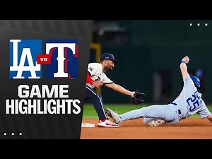 Dodgers vs. Rangers Game Highlights (4/18/25) | MLB Highlights