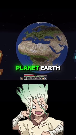 Is it possible to create an exact replica of Earth in Minecraft? Yes, I’m not talking of a science project, I mean an exact to-scale replica! Let me explain to you, Senku style!🌎💫 #animefyp #drstone #animetiktok #senkuishigami #senkuexplains