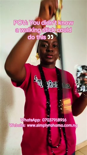 Watch how this detachable walking stick comes apart, Reattaching it? Same smooth process ✨ Perfect for grooms, groomsmen, chiefs & kings 👑 Style. Class. Convenience. 💰 ₦35,000 📩 DM to order 📲 Link in bio (WhatsApp / Website) #simplyrahama #POVNigeria #WalkingStick #DetachableWalkingStick #LuxuryAccessories #GroomTok #AfricanCulture #TraditionalStyle #MenStyle #NaijaTikTok #NaijaBusiness #WeddingTok #ChiefStyle