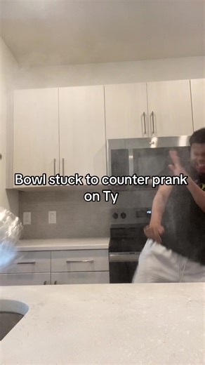 Bowl Stuck to Counter Prank