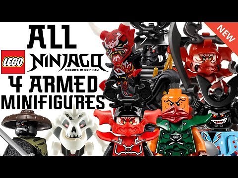 ALL LEGO NINJAGO 4 ARMED MINIFIGURES EVER MADE! (2011-2018)