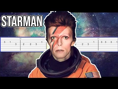 David Bowie - Starman Guitar Tab Tutorial