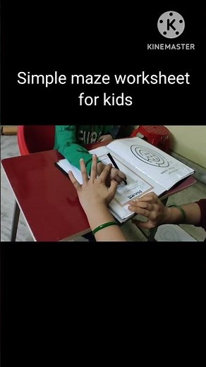 simple maze game for kids || maze worksheet activity for kids