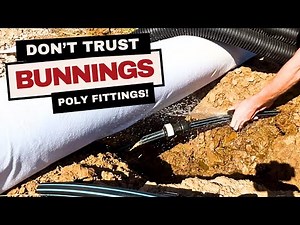 Avoid These Poly Pipe Fittings | How To Patch Poly Pipe Properly