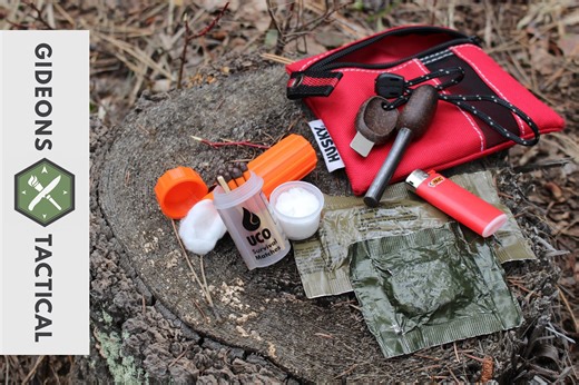 Survival camping fire starting kit that always works