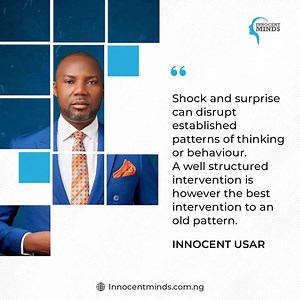 A structured and planned pattern always sees you to the end of a program. When you include those little surprises, it can disrupt the end goal to which you had in mind. Attend PUSH in Jos in 2 weeks to enpower yourself snd the work you do: https://innocentminds.com.ng/push #structuredpatterns #plannedpatterns #interventions #InnocentMINDS | Friends of Innocent Usar