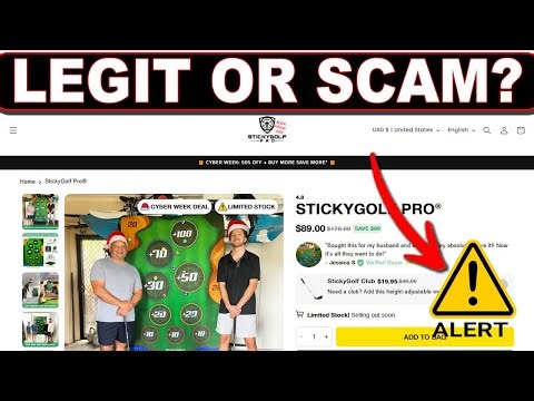 Sticky Golf Pro Review: Real Store or Online Scam?