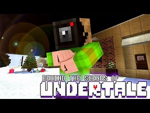 Minecraft Undertale - BEHIND THE SCENES (Minecraft Undertale Machinima)
