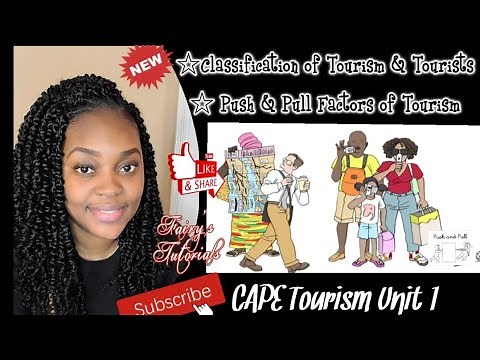 Classifications of Tourism and Tourist| The Pull and Push Factors of Tourism| CAPE Tourism Unit 1.